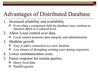 distributed database management system.ppt | Databases | Computer ...