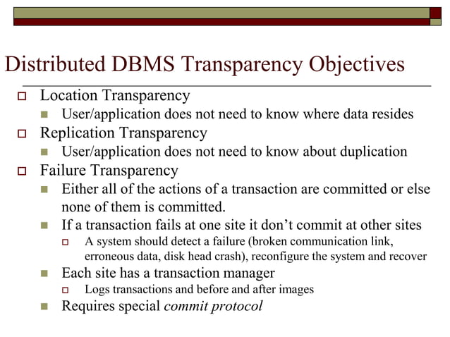 Distributed Database Management Systemppt