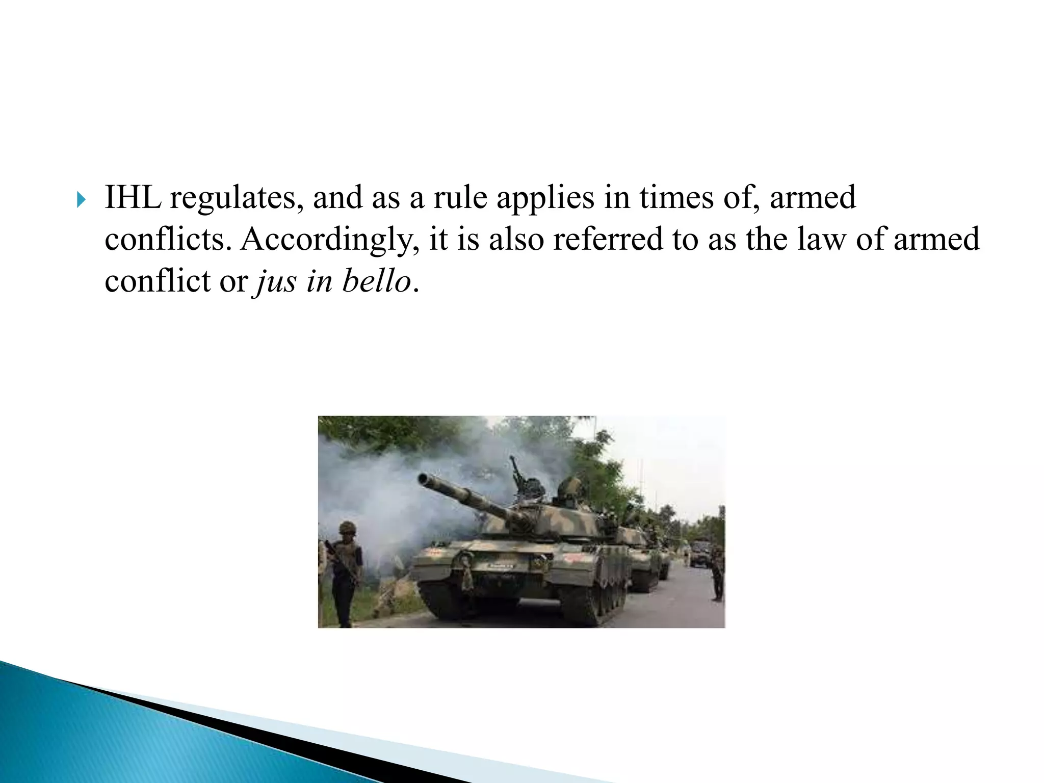 International Humanitarian Law, (Lecture 15)- Distinction between ...