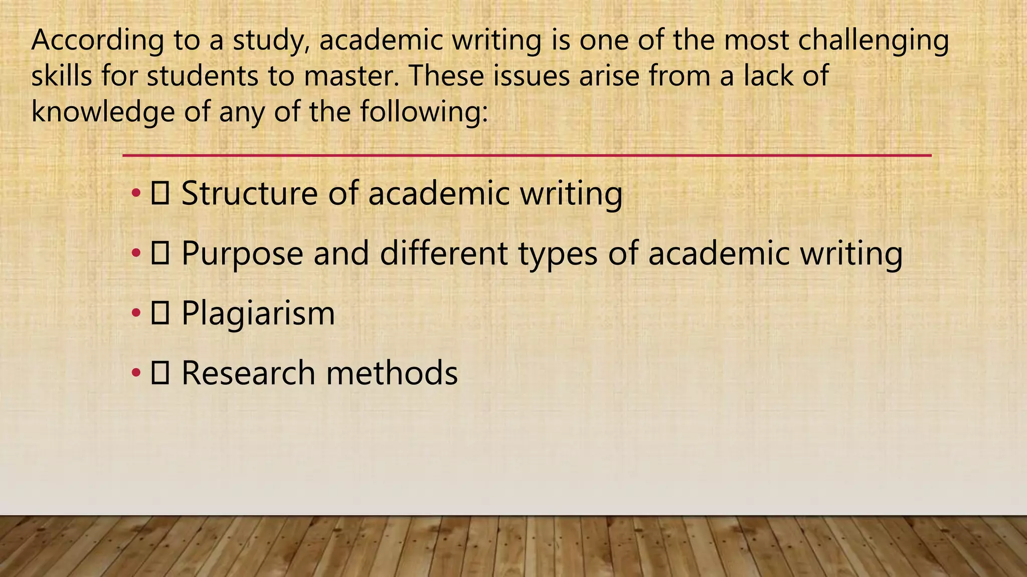 DISTIGUISHING FEATURES OF ACADEMIC WRITING - Copy.pptx