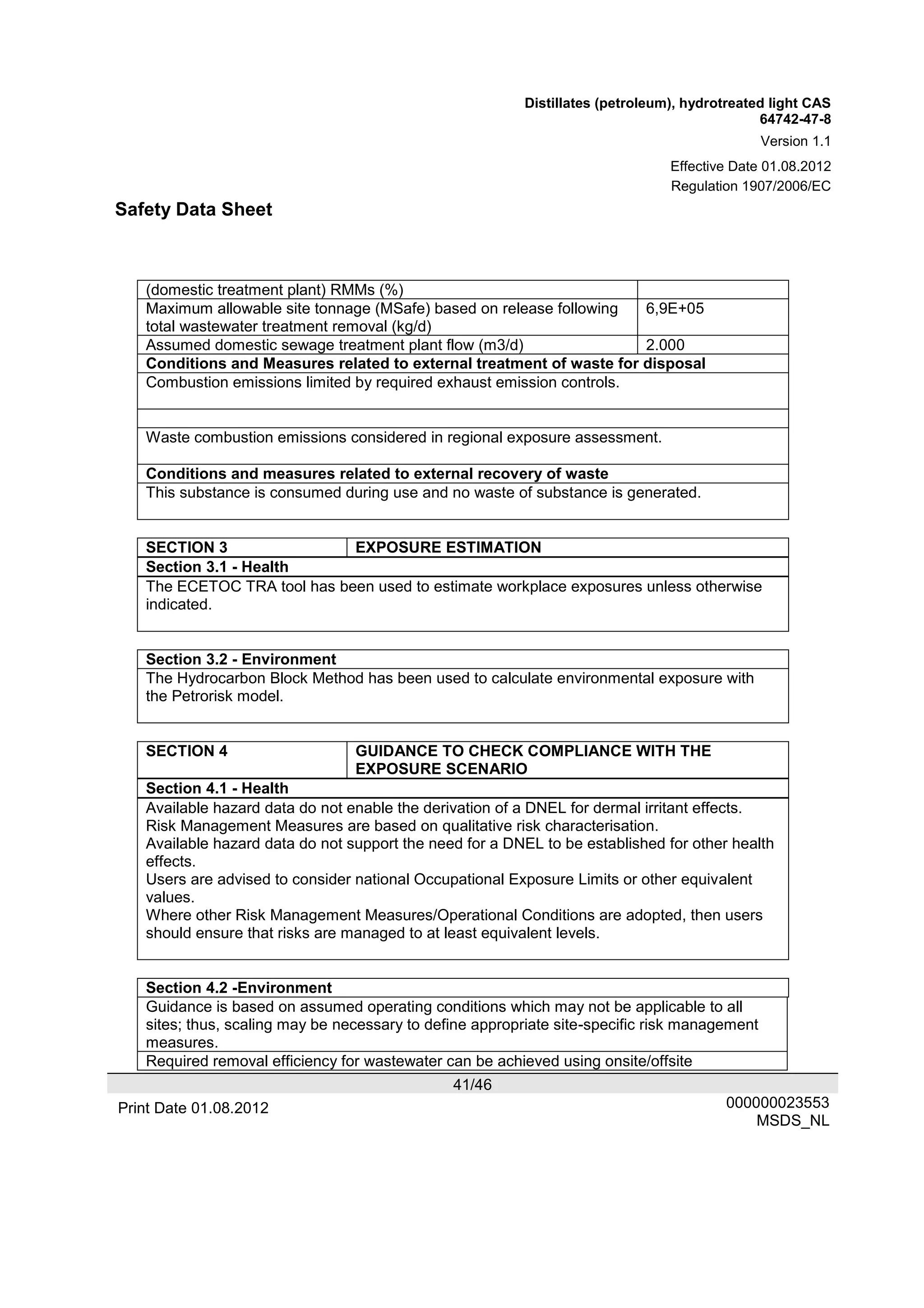 Distillates (petroleum), hydrotreated light cas 64742 47-8 | PDF