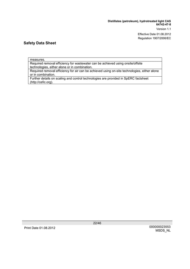 Distillates (petroleum), hydrotreated light cas 64742 47-8 | PDF