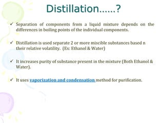 Distillation-1.vapour liquid equilibrium | PDF