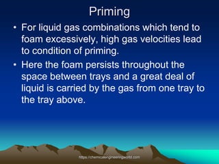 Types of Distillation & column internals | PPTX