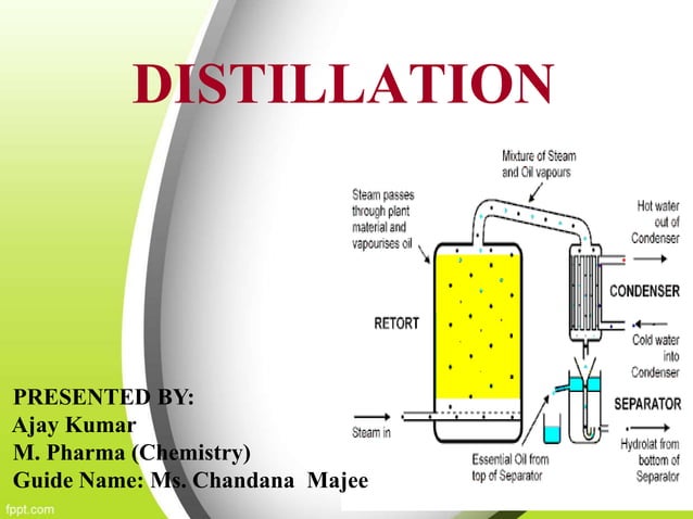 Distillation | PPT | Chemistry | Science