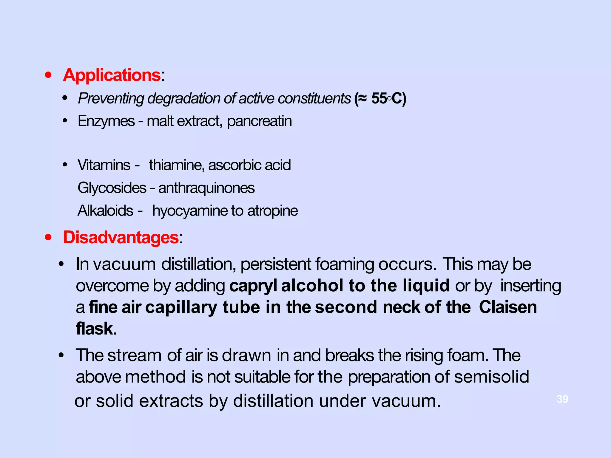 Pharmaceutical engineering: Distillation | PDF