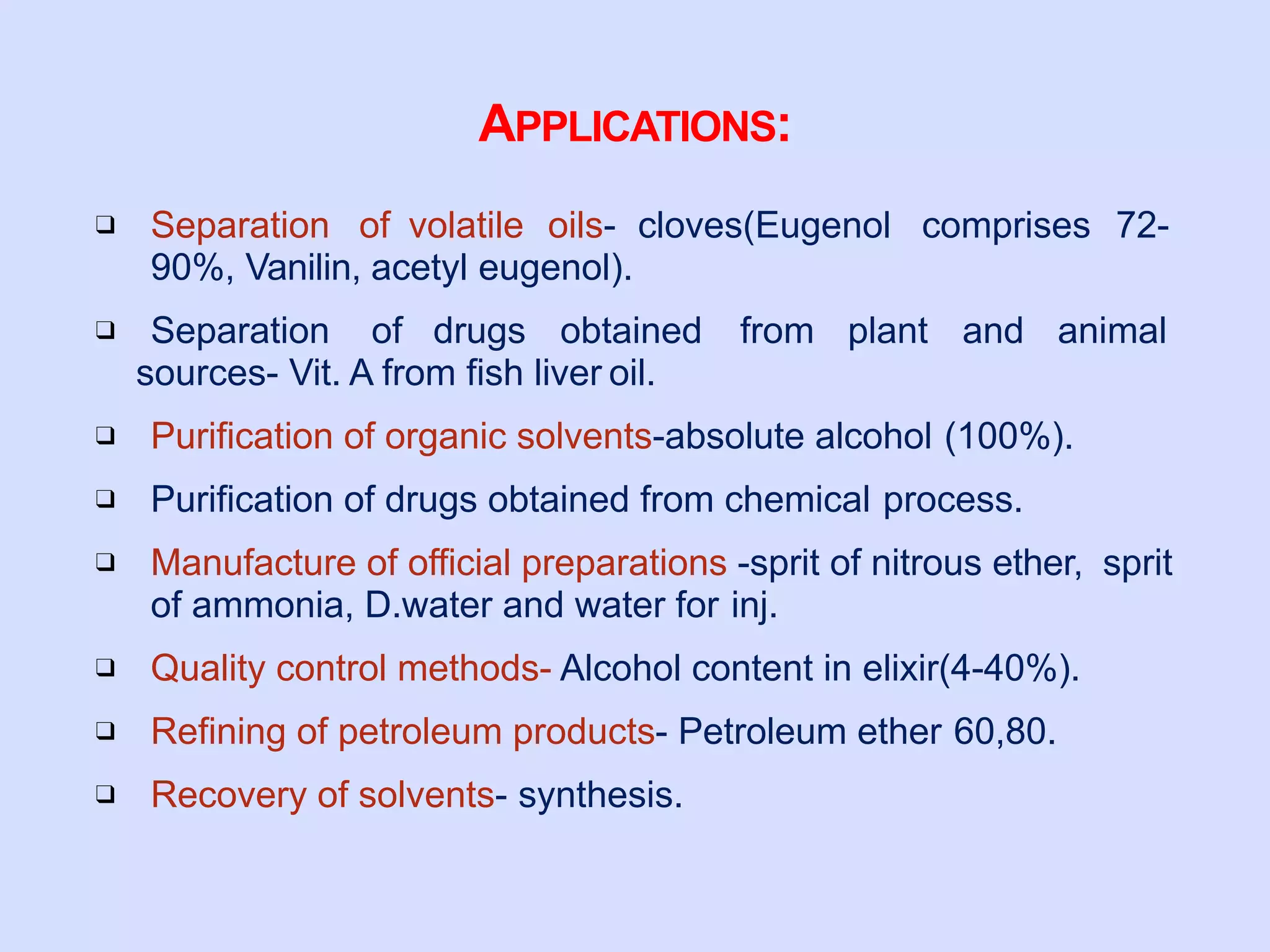 Pharmaceutical engineering: Distillation | PDF