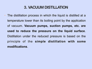 Pharmaceutical engineering: Distillation | PDF