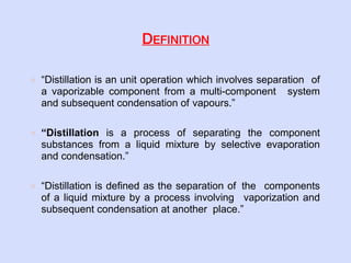 Pharmaceutical engineering: Distillation | PDF