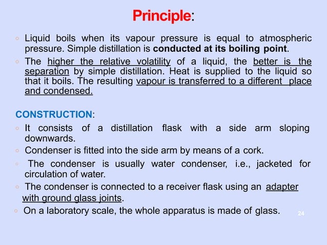 Pharmaceutical engineering: Distillation | PDF