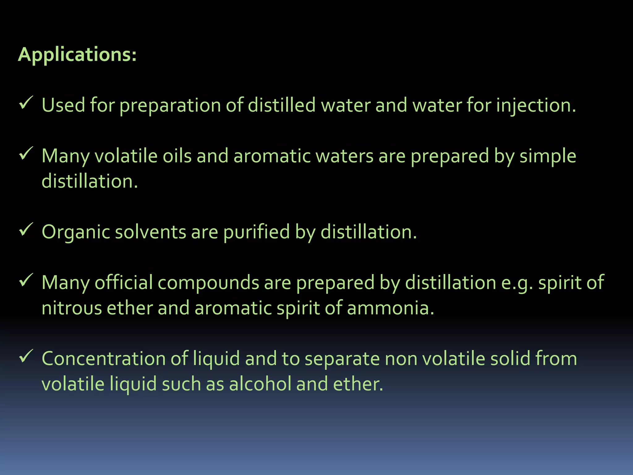 Distillation, distillation process for pharma students, simple ...