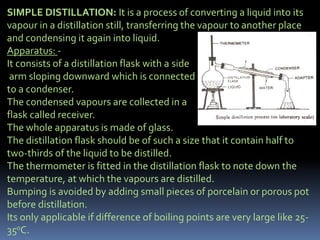 Distillation, distillation process for pharma students, simple ...