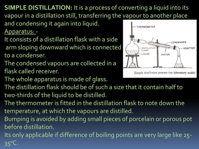 Distillation, distillation process for pharma students, simple ...