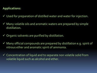 Distillation, distillation process for pharma students, simple ...