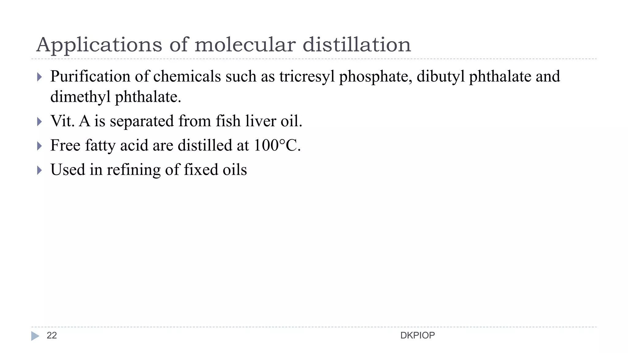 Distillation pharmaceutical engineering | PPTX