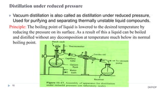 Distillation pharmaceutical engineering | PPTX