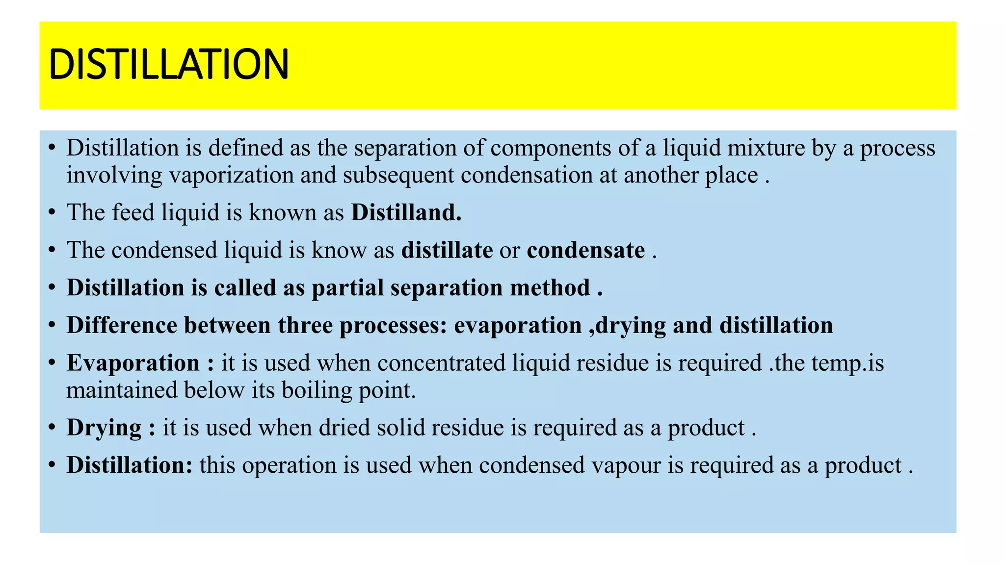 Distillation | PPTX | Chemistry | Science