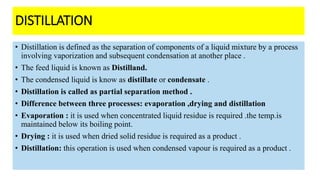 Distillation | PPTX
