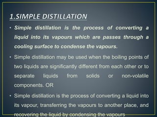 Distillation | PPTX
