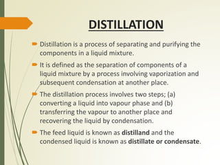 Distillation | PPTX