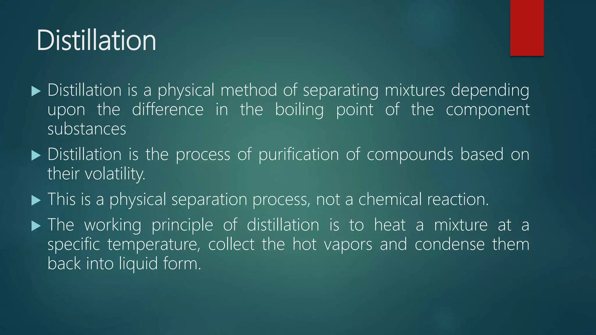 Distillation and azeotropic mixture | PPTX