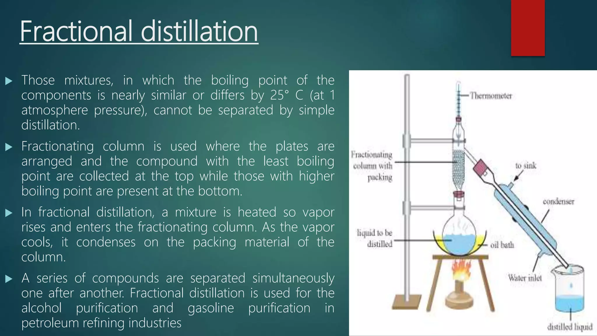 Distillation and azeotropic mixture | PPTX