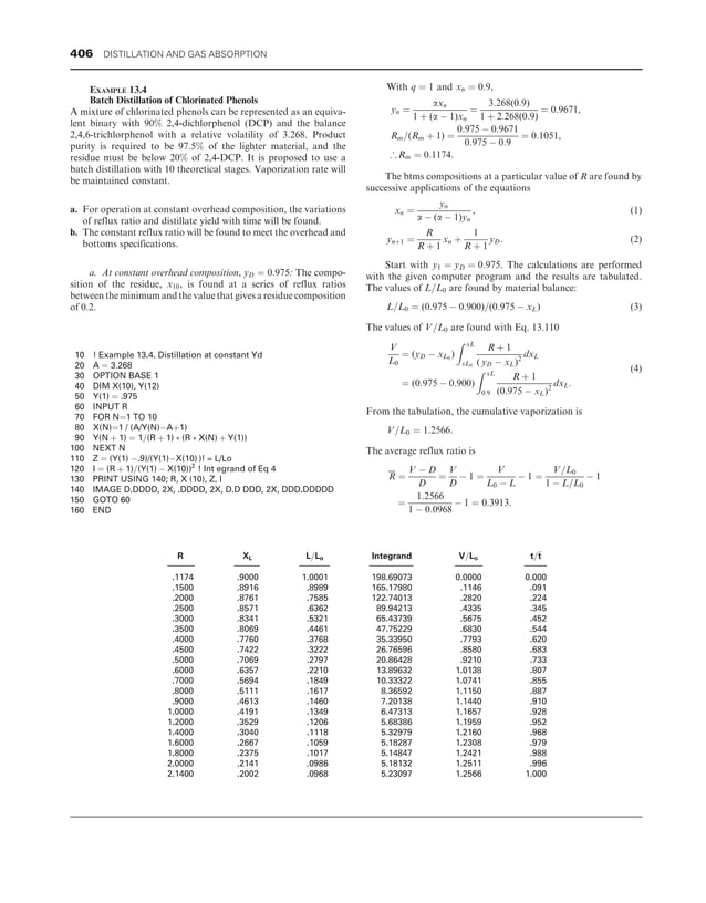 Distillation and gas_absorption | PDF