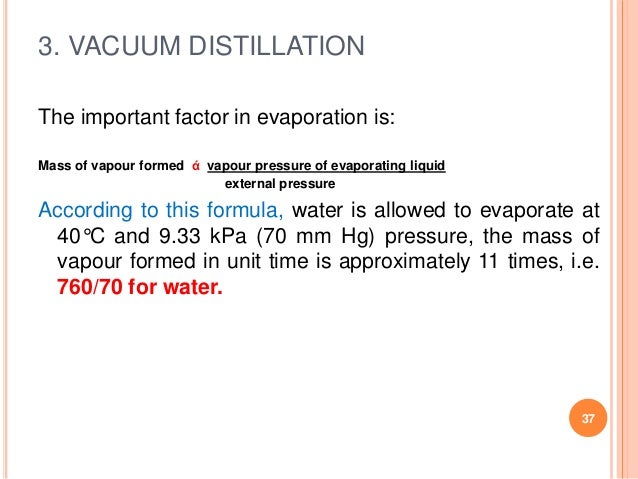 Vacuum Distillation Important Factors - lasopabk