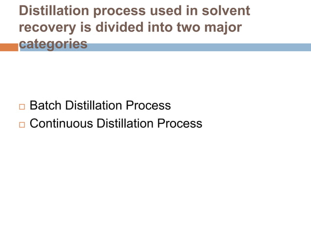 Working of Continuous Distillation Column | PPTX
