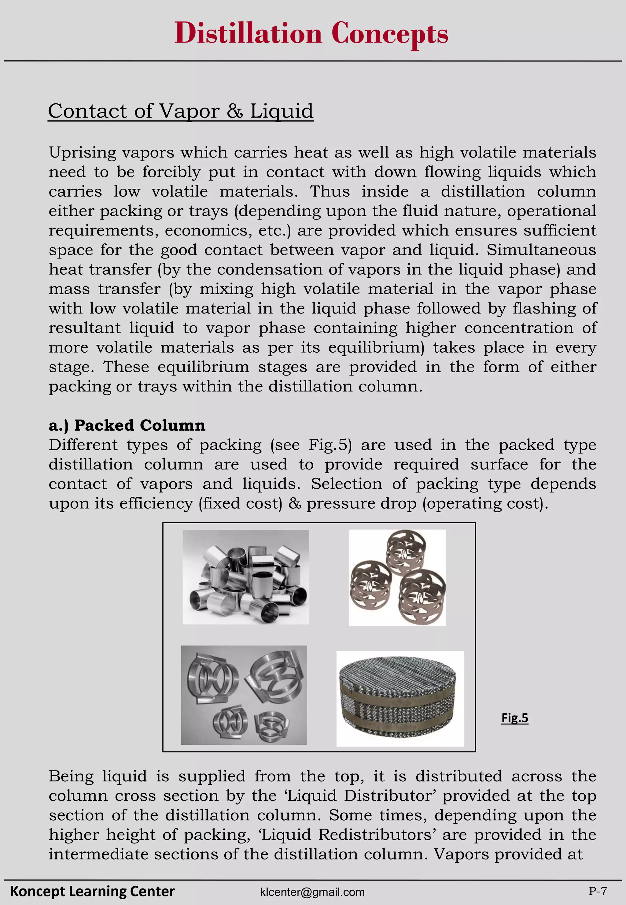 Distillation Concepts | PDF