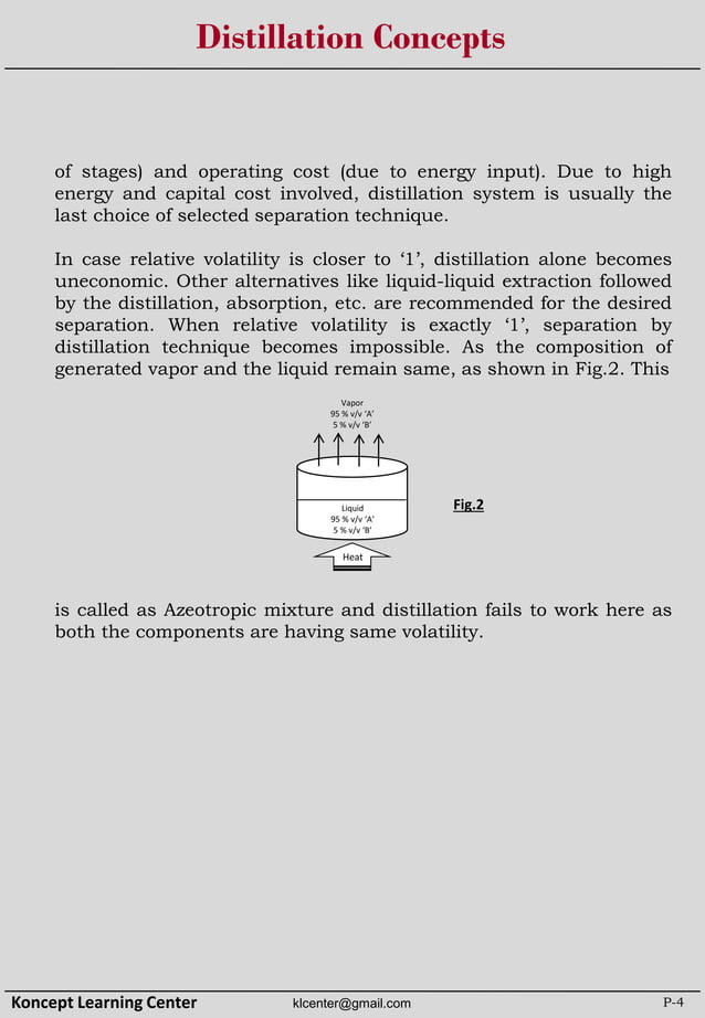 Distillation Concepts | PDF