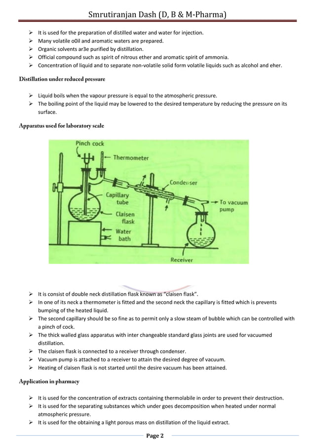 Distillation pdf srd | PDF