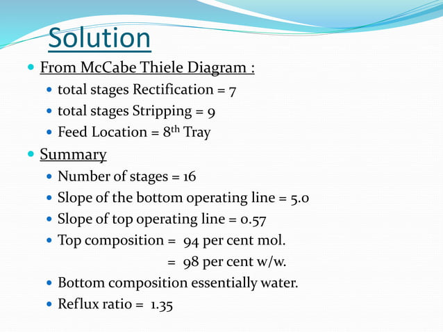 distillation column presentation problem.pptx | Chemistry | Science