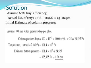 distillation column presentation problem.pptx