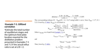 Approximate Shortcut Methods for Multicomponent Distillation Analysis ...