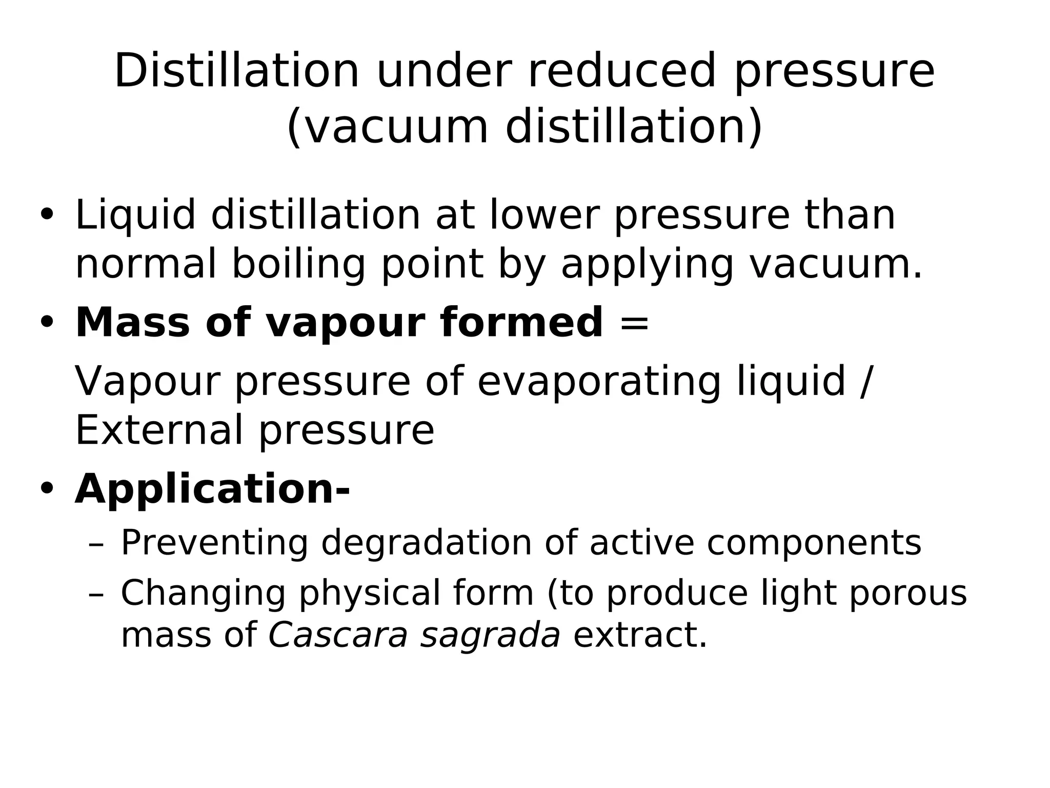 Distillation types | PDF