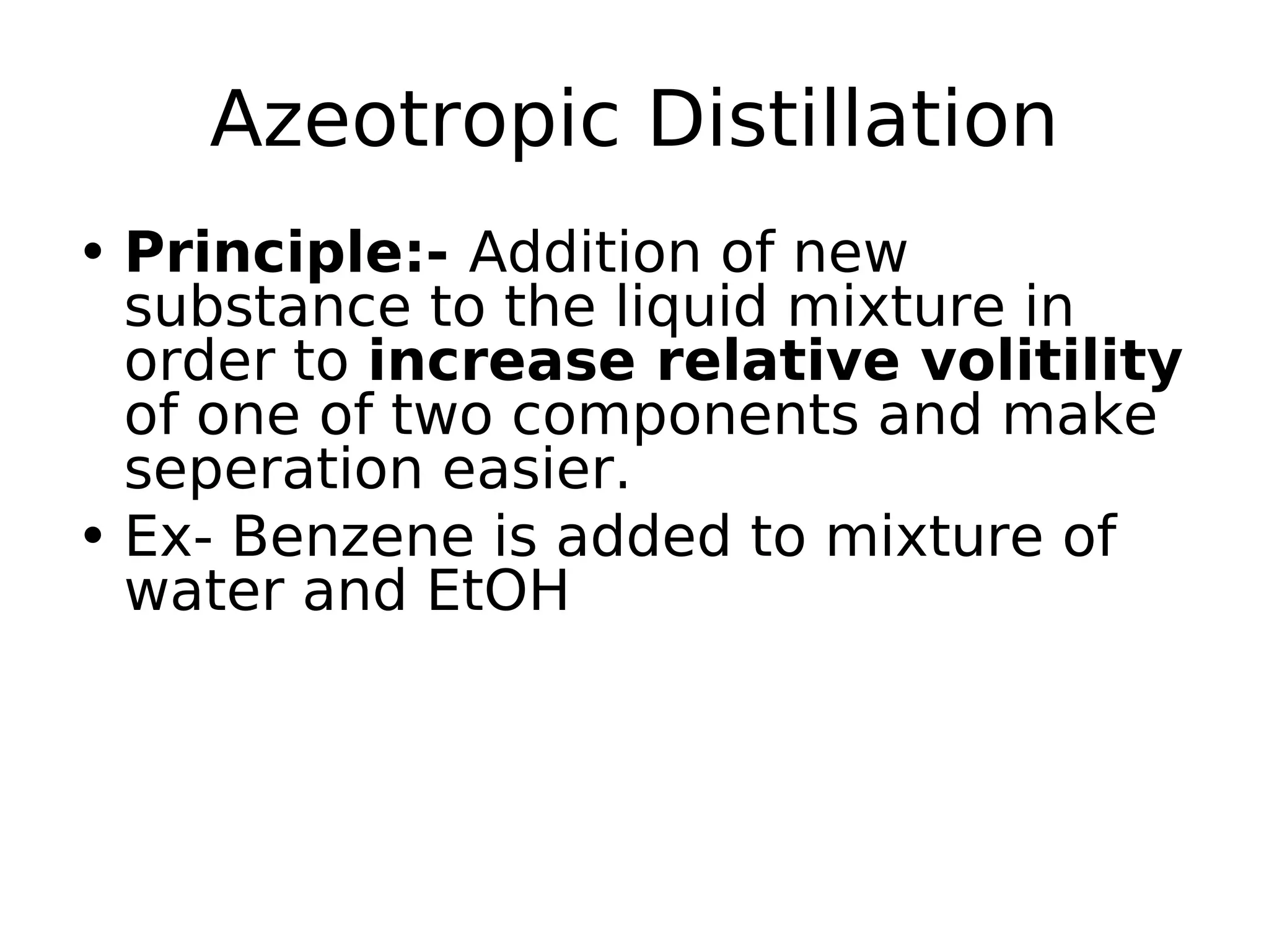 Distillation types | PDF
