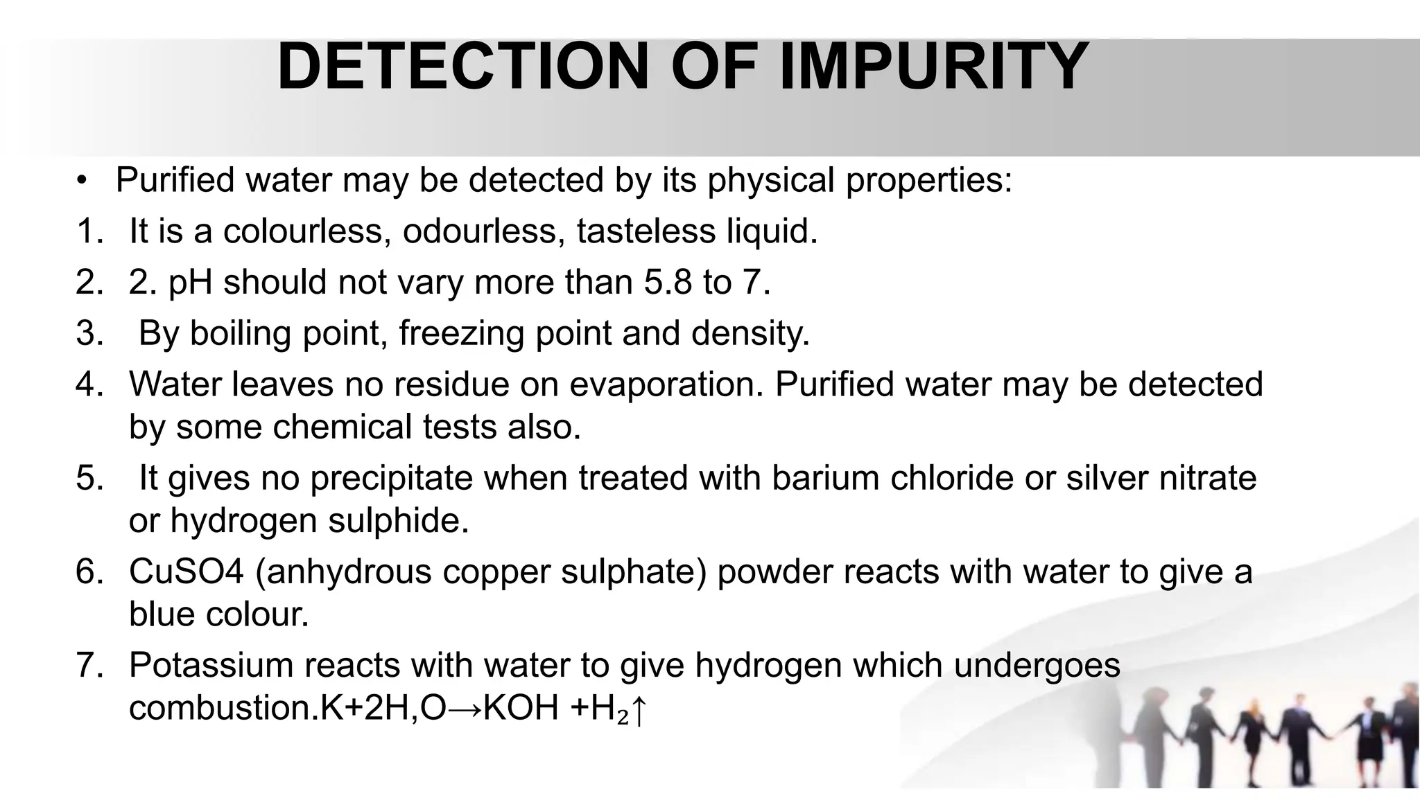 DISTILLED WATER - PREPARATION, GRADES, RISKS, STORAGE, PURITY ...