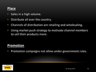 Distilleries company of Sri Lanka (DCSL) | PPTX