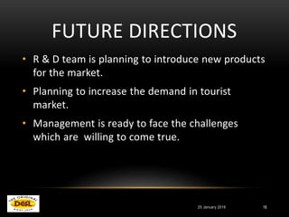 Distilleries company of Sri Lanka (DCSL) | PPTX