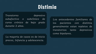 Distimia su definicion y su etiologiapdf | PDF