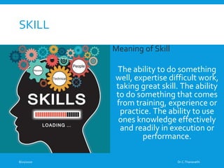 Distinction between knowledge and skill | PDF