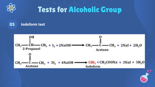 Distinction test for functional groups | PDF
