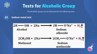 Distinction test for functional groups | PDF