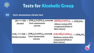 Distinction test for functional groups | PDF