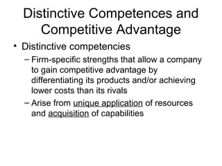 Distinctive competency | PPT