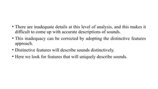 Distinctive features of language. Phonological theory | PPT