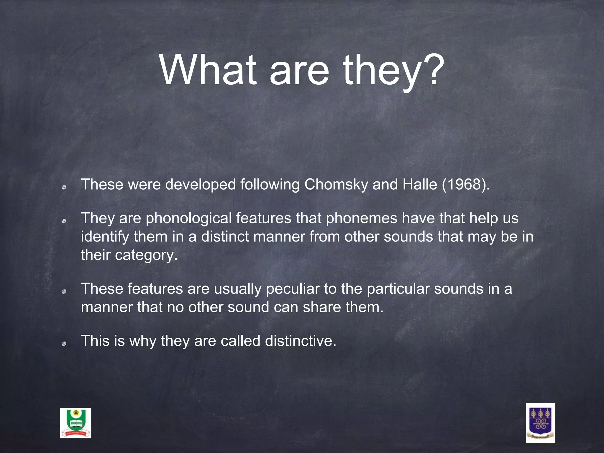 Distinctive features of english phonemes | PPTX