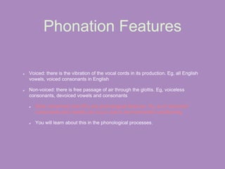 Distinctive features of english phonemes | PPTX
