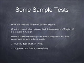 Distinctive features of english phonemes | PPTX